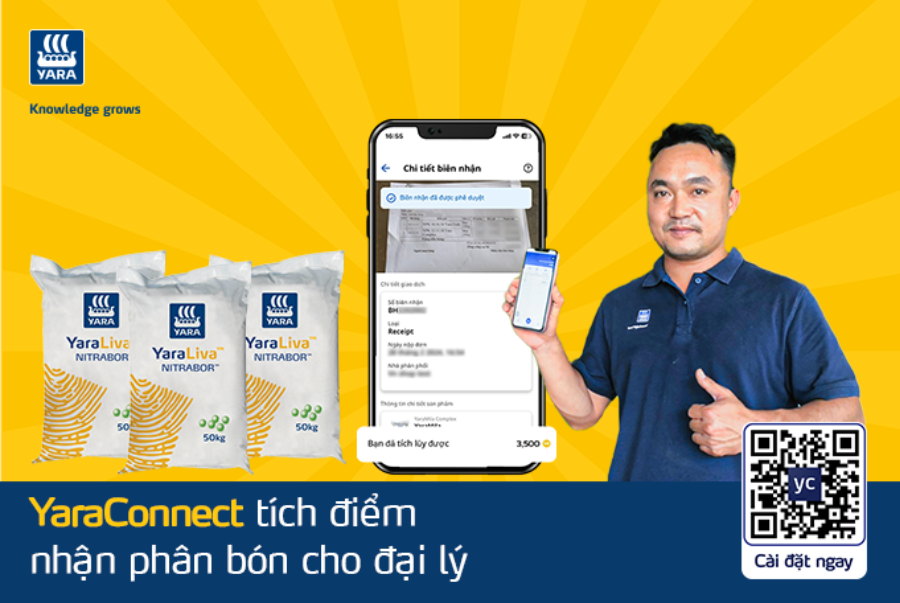 THÔNG BÁO MỚI NHẤT VỀ ỨNG DỤNG YARACONNECT | Yara Việt Nam